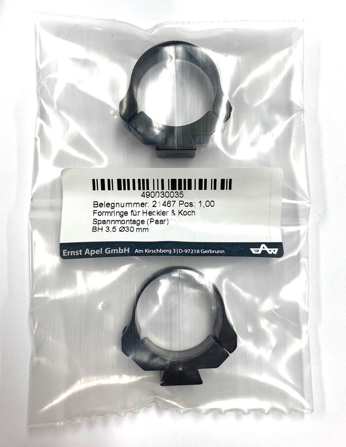 EAW H&K Quick Detach 30mm Rings, Specialized Mounting Solutions | New ...