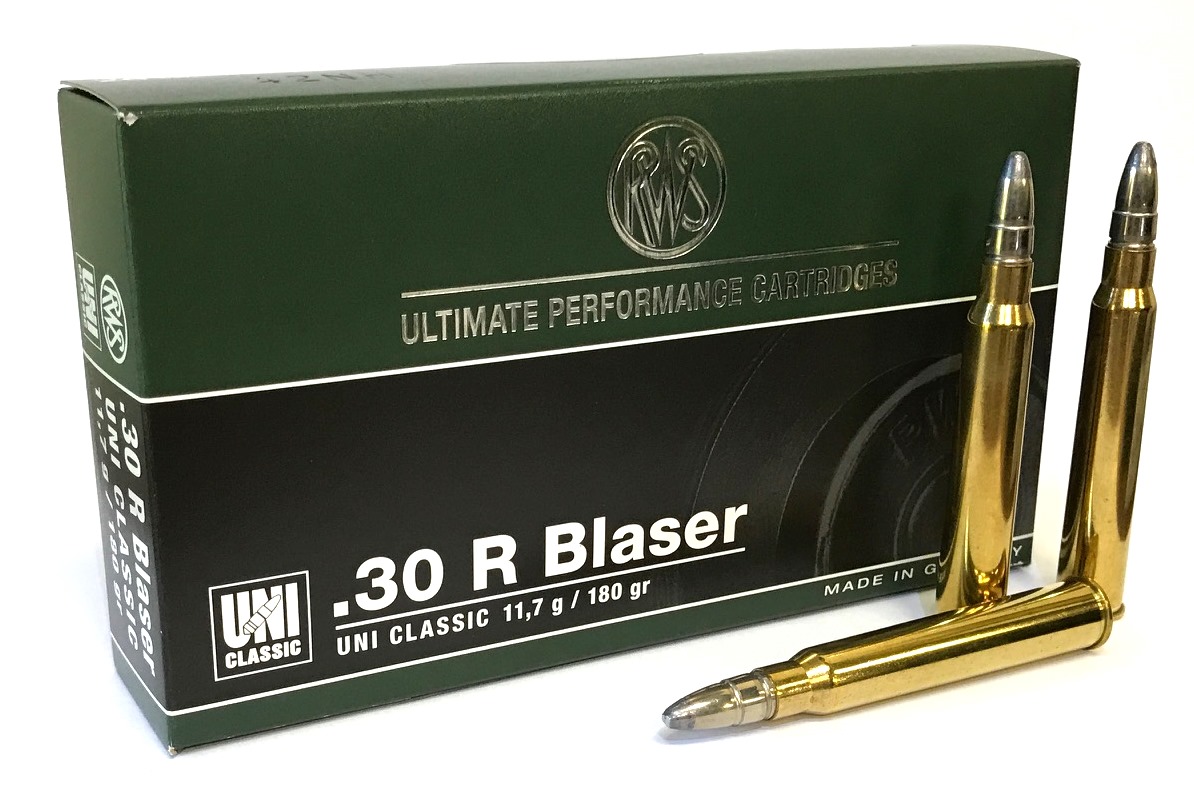RWS 30R Blaser 180 Grain UNI Classic -2117835, RWS Ammunition | New ...